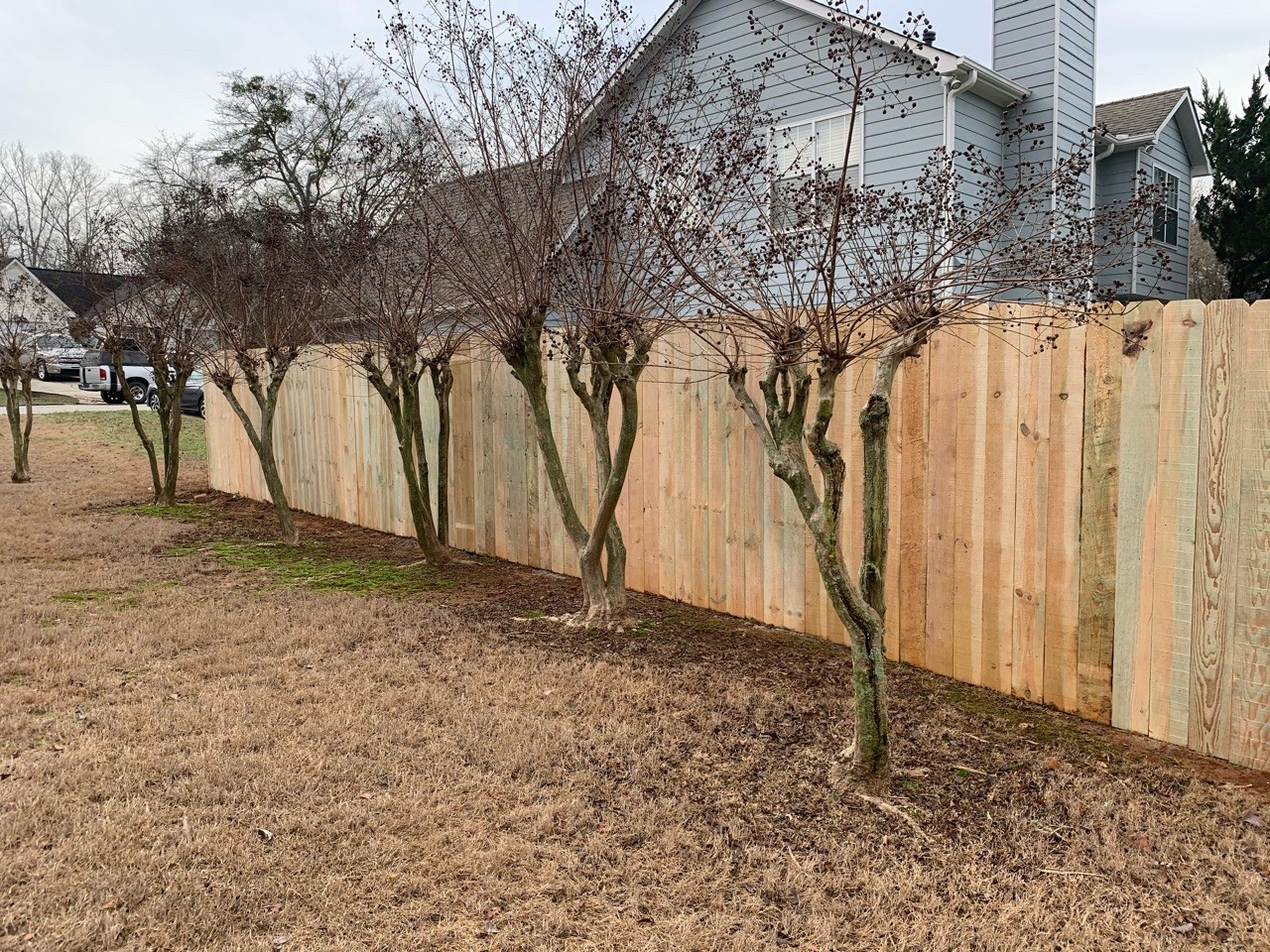 Stunning 6’ Stockade Wood Fence - Natural Enclosures